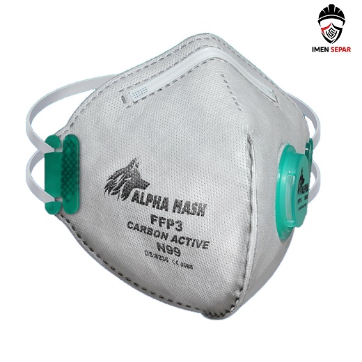 ماسک 7لایه FFP3 N99 کربن اکتیو- آلفا ماسک