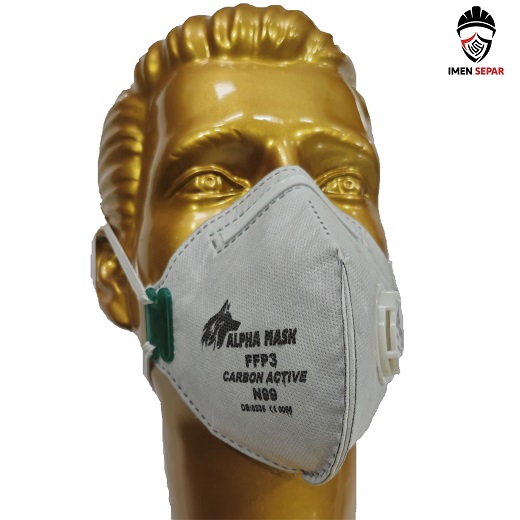 ماسک 7لایه FFP3 N99 کربن اکتیو- آلفا ماسک